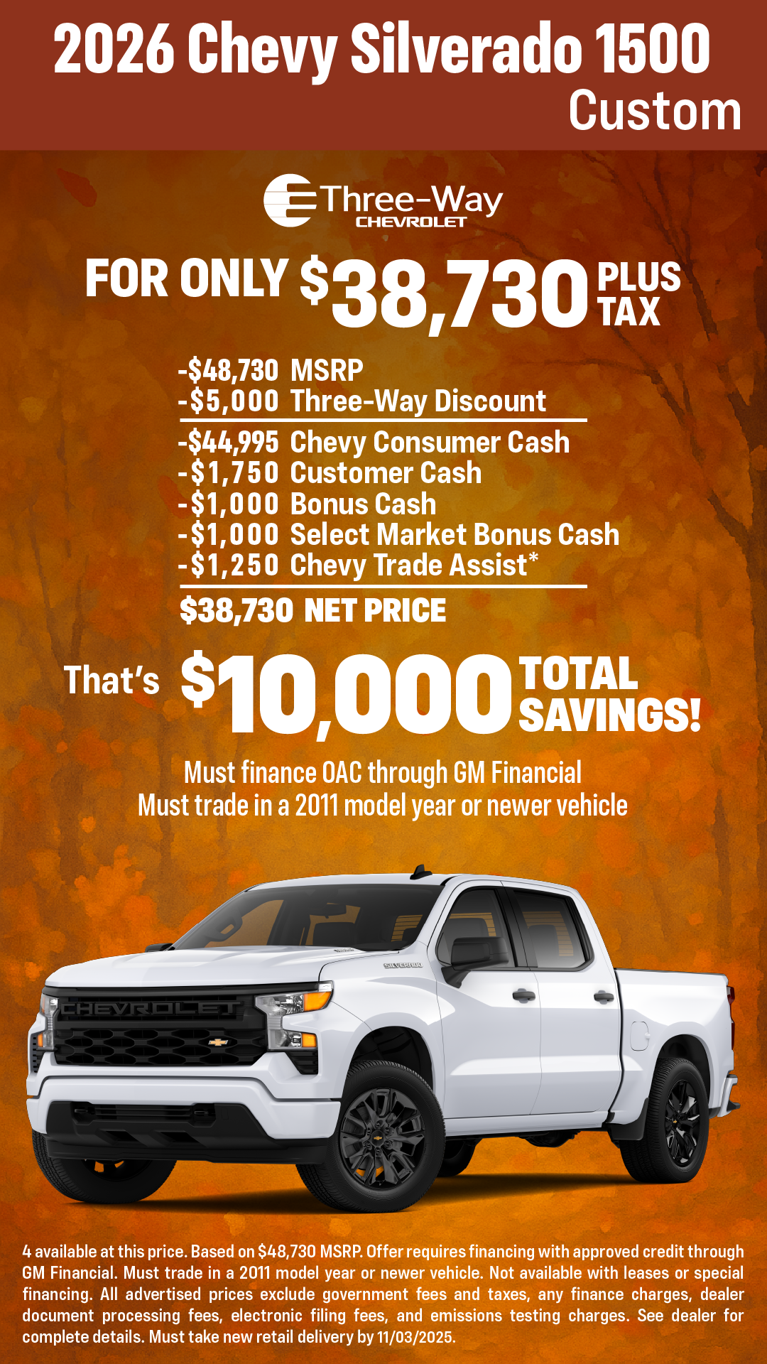 Chevrolet Dealership | New & Used Cars in Bakersfield, CA | Three-Way ...