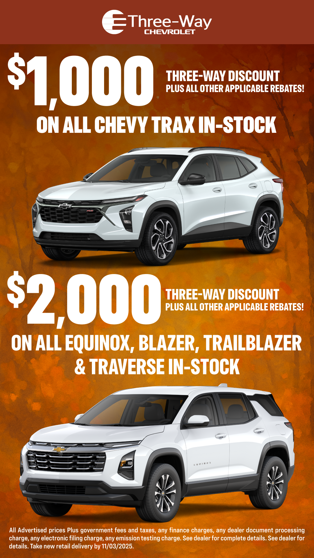 Chevrolet Dealership | New & Used Cars in Bakersfield, CA | Three-Way ...