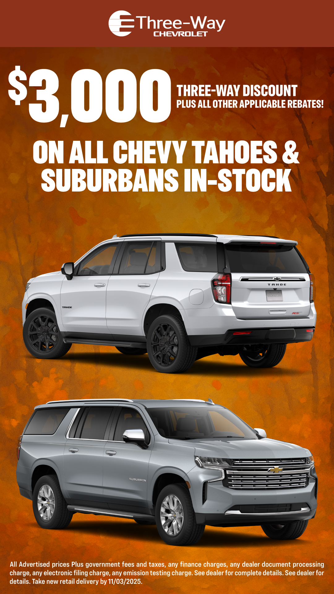 Chevrolet Dealership | New & Used Cars in Bakersfield, CA | Three-Way ...